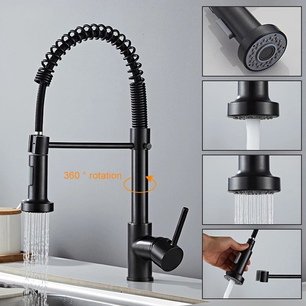 Matte Faucet Streaming Cold Nozzle Rim Tap Combinations Taps Mixer 360 ...