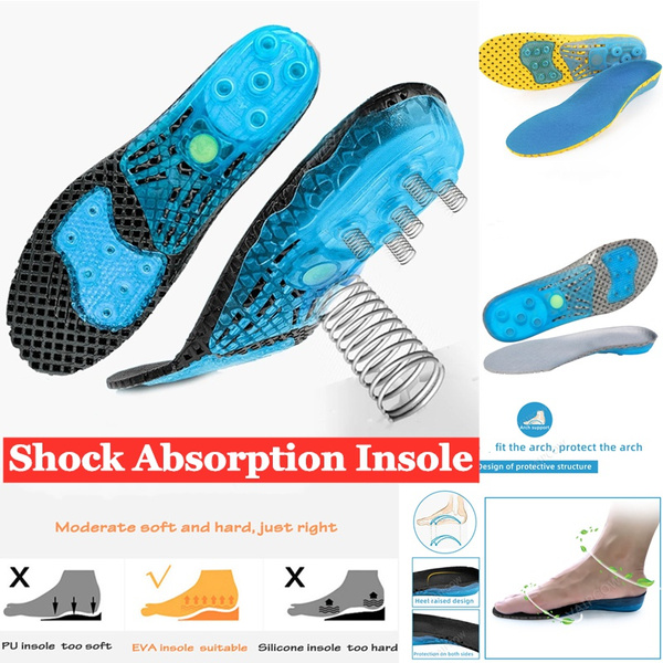 EVA Spring Silicone Sole Insole Flat Feet Orthotic Insoles Orthotic ...