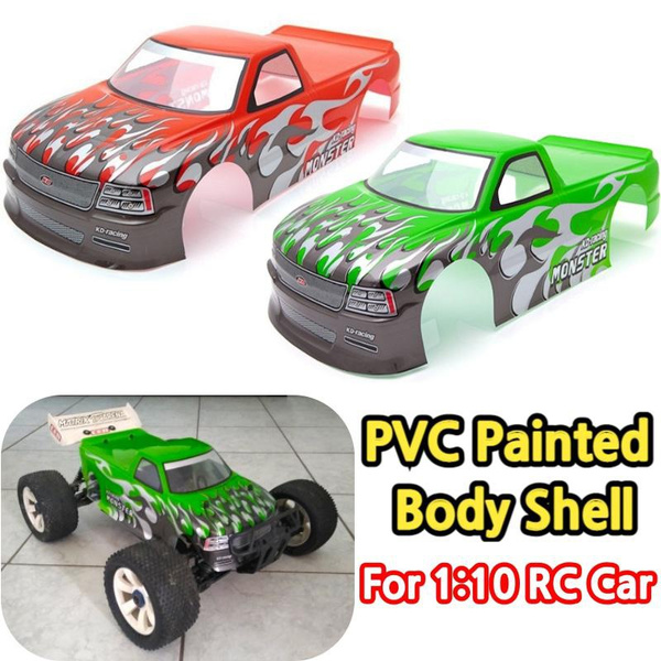 PVC Painted Wheelbase 255mm Body Shell for 1/10 RC Car for Venom T-10 ...