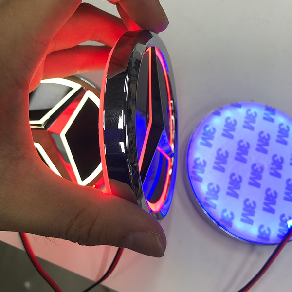 Car Rear Emblem Sticker LED Illuminated 5D Logo Light for M//ercedes ...