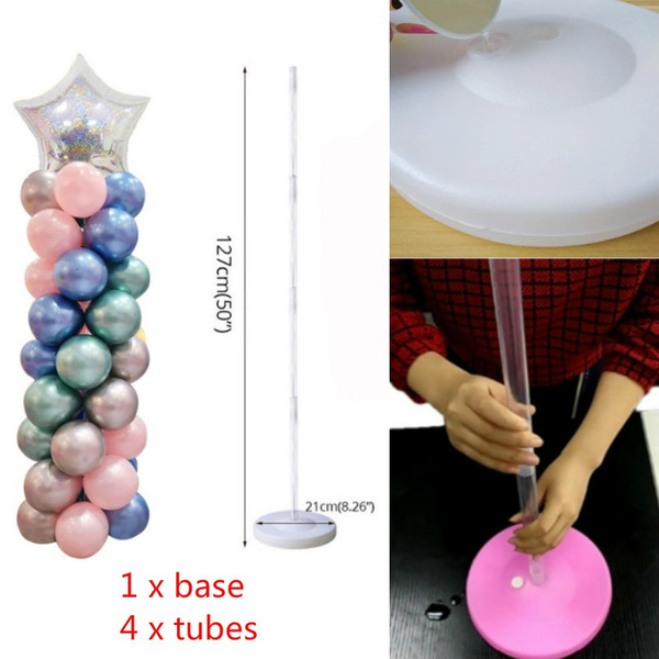 Transparent Plastic Sticks Connecting Rod For Balloon Arch Column Base ...