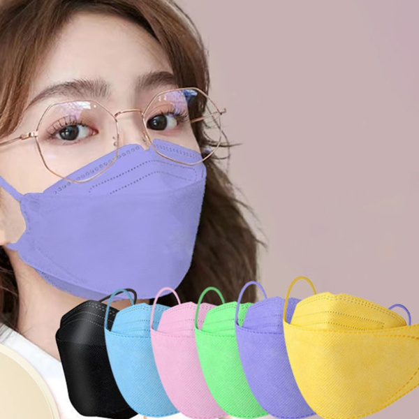 Multicolor Face Mask Disposable Face Mask Dust Cover Face Cover with ...