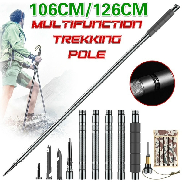 Walking Stick Trekking Poles Hiking Nature Hike Antishock Adjust ...