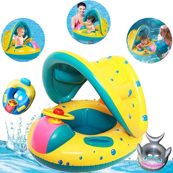 Baby Summer Swimming Pool Inflatable Swim Float Water Fun Ring Toys ...