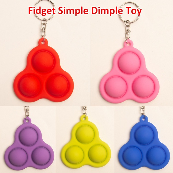 Simple Dimple Fidget Toy Set Stress Relief Hand Toys and Autism Anxiety ...