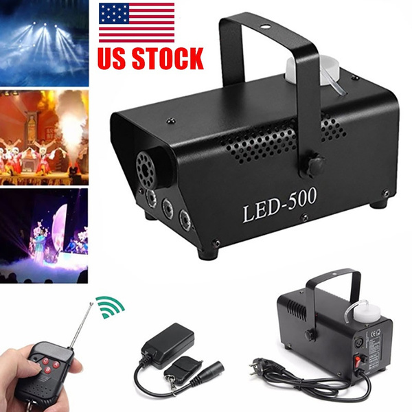 500W Fog Machine Rgb Multi Color Led Smoke Machine Disco Fogger Ejector ...