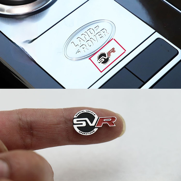 Car 3D Metal SVR SV Emblems Sticker for Land Rover Ranger Rover Sport ...