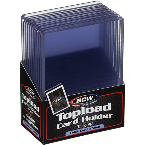 BCW Topload Card Holder Thick (3" x 4") - 138 Pt | Wish