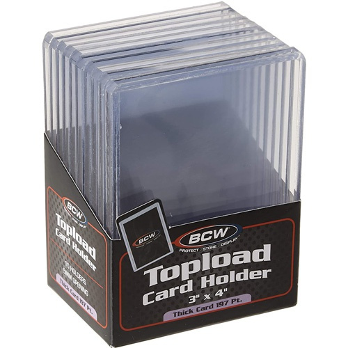 BCW Topload Card Holder Thick (3" x 4") - 197 Pt | Wish