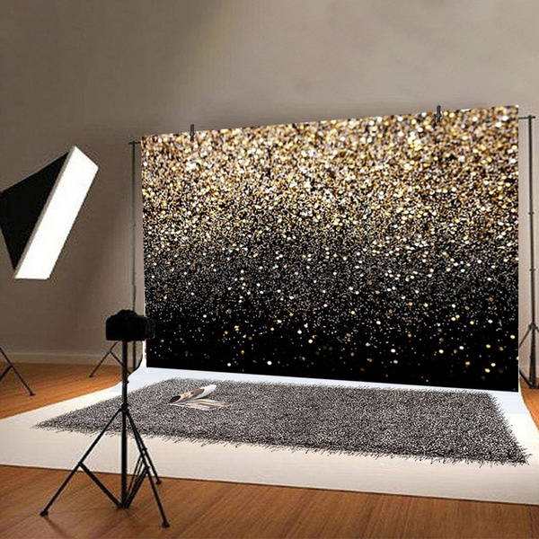 5x3ft/7x5ft/9x6ft Gradient Gold Photography Backdrop Wall Background ...