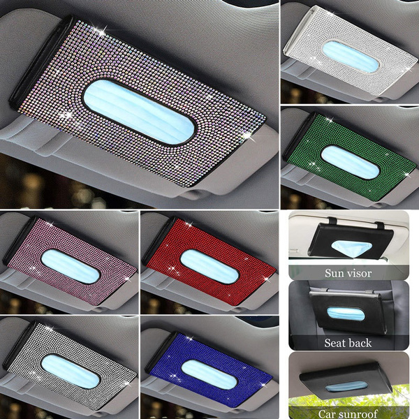 Disposable Mask Case Container Visor Car Tissue Box for Sun Visor Mask ...