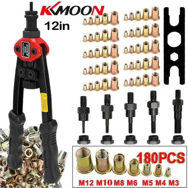 2021 Upgrade 12in Labor-saving Hand Riveter BT-606 Double Insert Manual ...