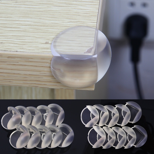 Rubber Ball Transparent L Shape Baby Safety Silicone Corner Protector ...