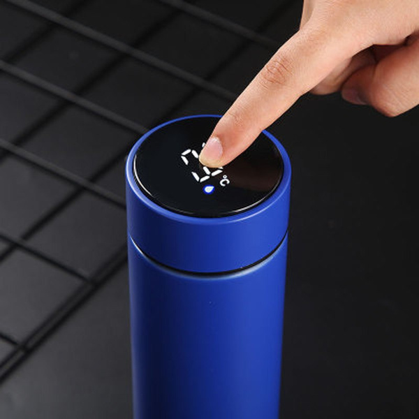 500ml Smart Vacuum Flasks Stainless Steel Smart Thermos Cup Display ...