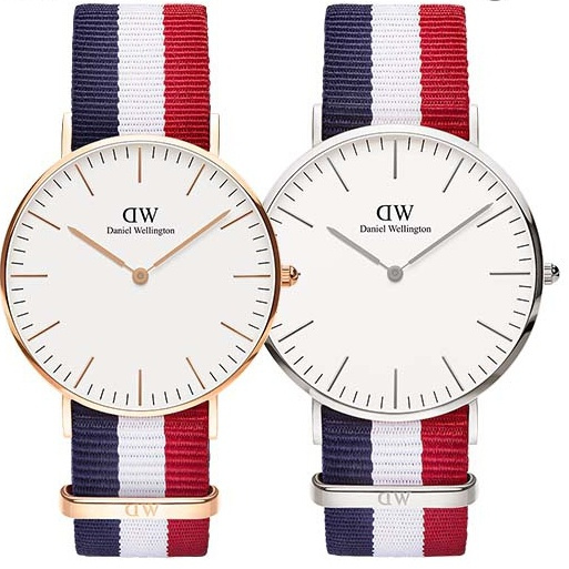 2021 New Daniel Wellington DW Watch Men's Watch Tape / Nylon Strap 40mm ...