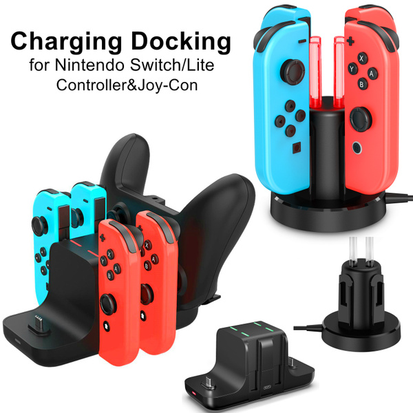 Portable LED Display Charging Station Dock for Nintendo Switch Joy-con ...