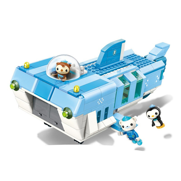 Octonauts Block White shark base Barnacles shellington peso 403pcs ...