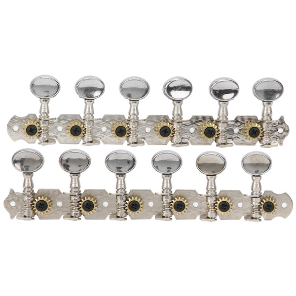 Guitar Tuning Key 12 String Metal Machine Head Open Tuners Peg Musical ...