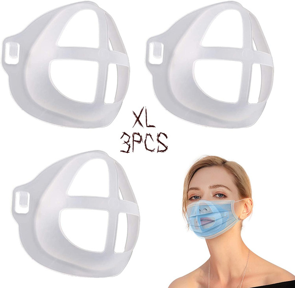 befriadss 3D Mask Bracket Large Lipstick Protection Face Mask Bracket ...