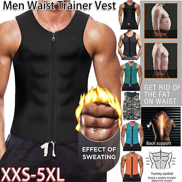 6 Types New Men Waist Trainer Vest Weightloss Hot Neoprene Corset ...