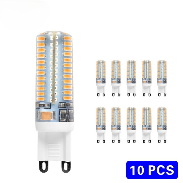 10pcs/lot G9 LED 3W 4W 5W 6W 220V-240V LED G9 Lamp Led bulb SMD 2835 3014 LED G9 Light Replace ...