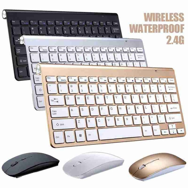 2.4G Mini Keyboard Mouse And Keyboard Set Scissor Keycaps Iron Plate | Wish