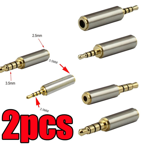 3.5mm To 2.5mm Jack Audio Adapter Male Female Plug Connector for ...