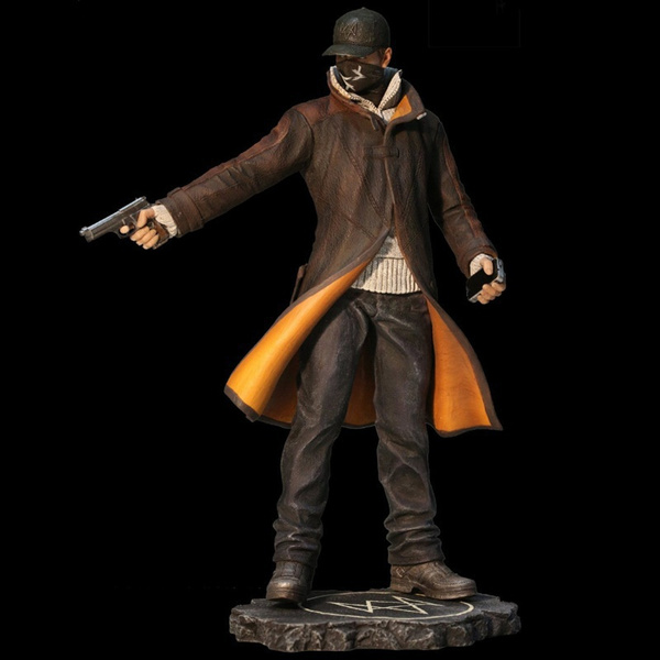 NEW 2020 24cm Watch Dogs Aiden Pearce Game Figures Statue Action Figure ...