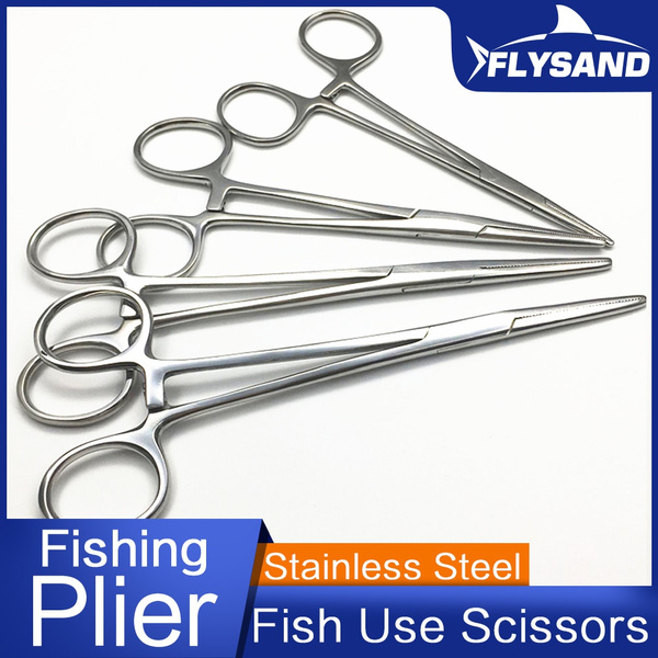 NEW Stainless Steel Curved Tip and Straight Tip Forceps Locking Clamps ...