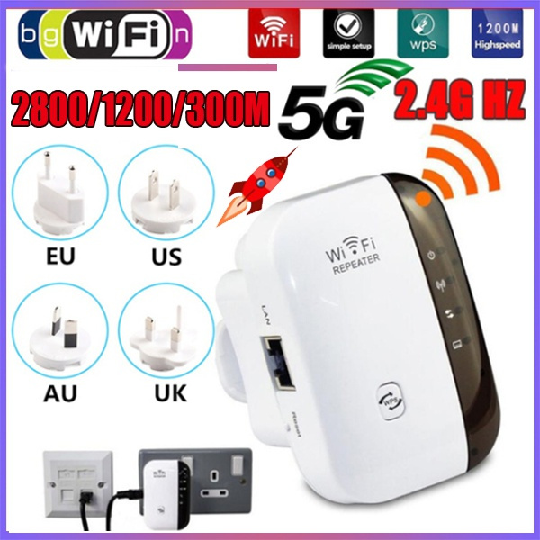 2021 New upgrade 1200M/2800M/300M WIFI Repeaterdual-band 2.4 / 5G ...