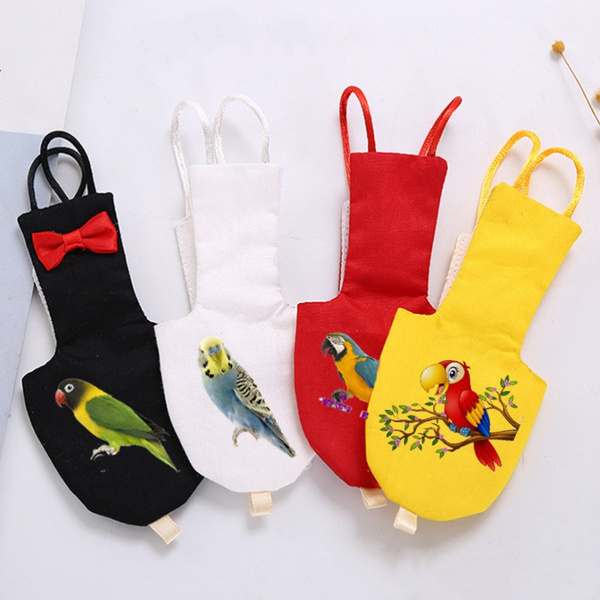 Parrot Pigeon Bird Clothes Bird Diaper Parrot Flight Suit Bird Clothing ...