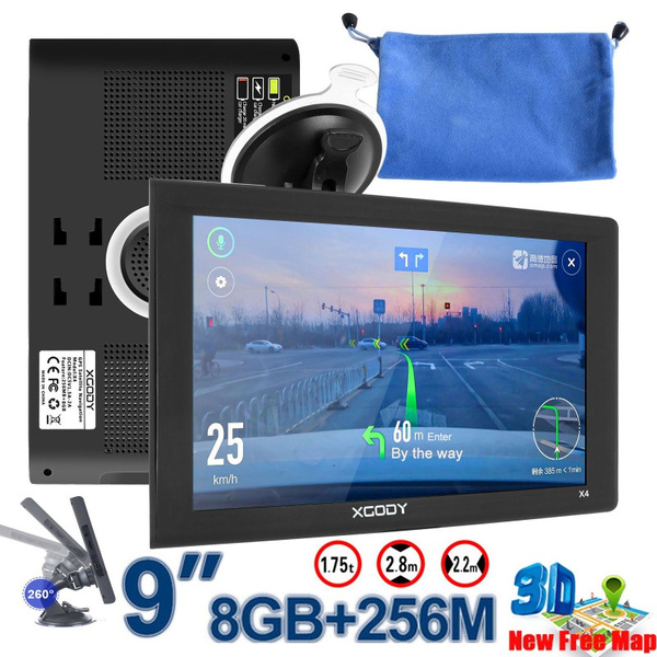 XGODY 9 inch Truck SAT NAV UK HGV LGV Bus Coach GPS Navigation Europe ...