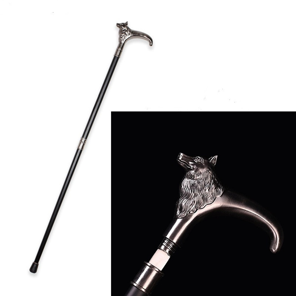 Wolf Head Luxury Walking Stick Canes For Man 2020 Fashion Decorative ...