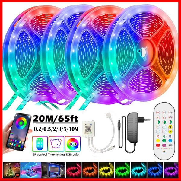 20M/65.6ft LED Strip Lights, Ultra-Long LED Lights Strip Music Sync ...