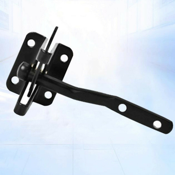 HEAVY DUTY Automatic Gate Latch Lockable Gate Auto Pad Lock Garden Yard ...