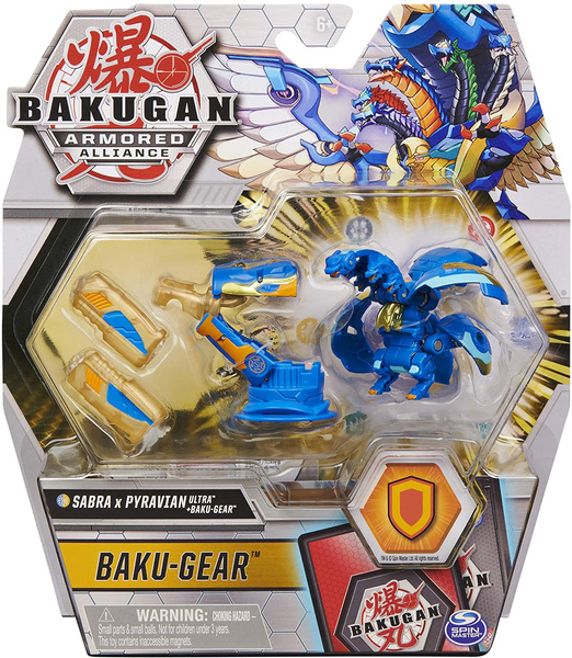 Bakugan Ultra, Fused Sabra x Pyravian with Transforming Baku-Gear ...