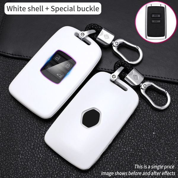 Carbon Fiber Remote Car Key Case for Renault Megane Koleos Kadjar ...