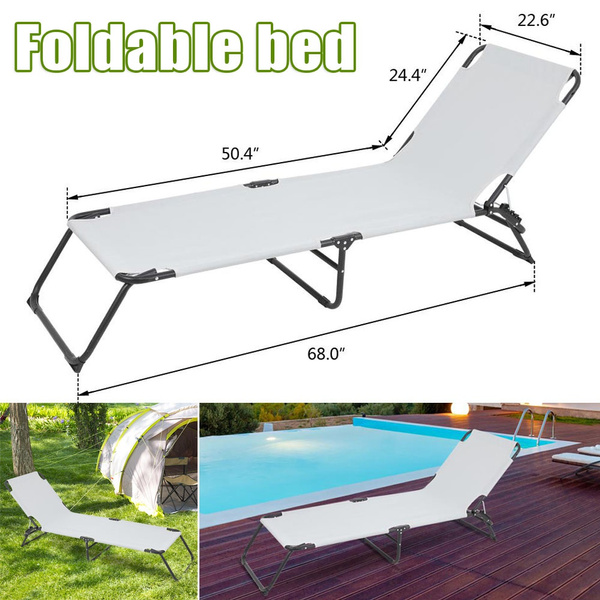 Multi-functional Square Tube Folding Bed Tri-Folding Foldable Rollaway ...
