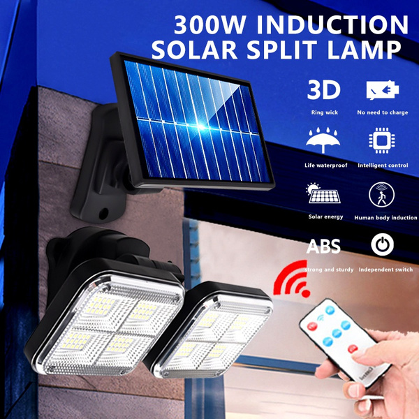 36/120/122 SMD LED Split Solar Human Body Induction Wall Light ,Double ...