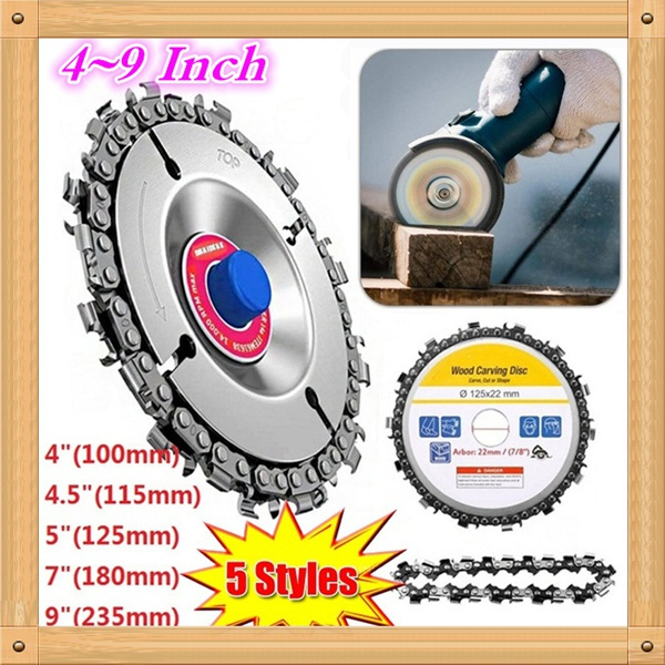 High Quality 4~9inch Angle Grinder Chain Disc Wood Notching Saw Blade ...