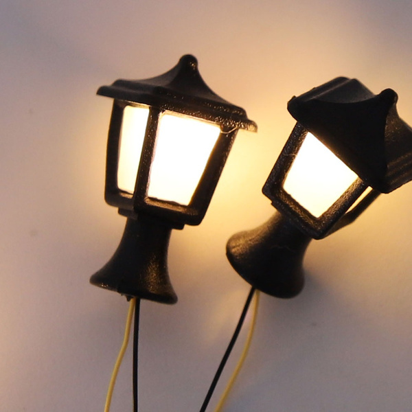 3V Model Square Lights Led Lampposts Warm White Lamps for Building ...