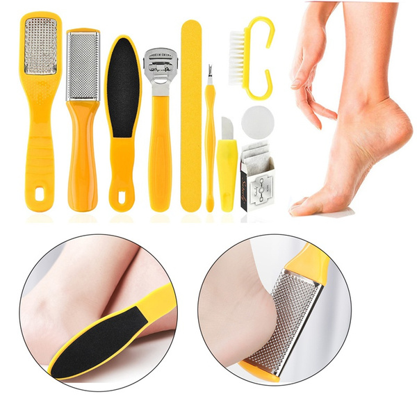 10Pcs/Set Pedicure File Professional Callus Remover Calluses Foot ...