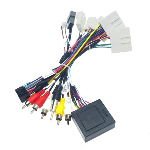 16Pin Car Android Radio Power Cable Adapter Wiring Harness with Canbus ...