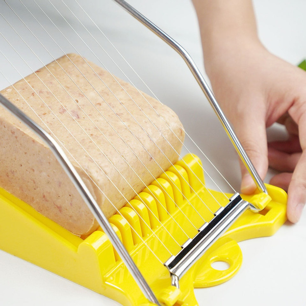 Lunch Meat Slicer 10 Stainless Steel Wires Slicer Food Cutter Kitchen ...