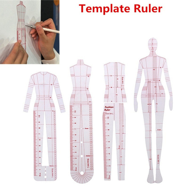 Drawing Ruler Figure Drawing Template for Fashion Design Sketch ...