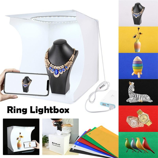 30cm LED Ring Light box Lightbox Photo Studio Box Photography Light ...