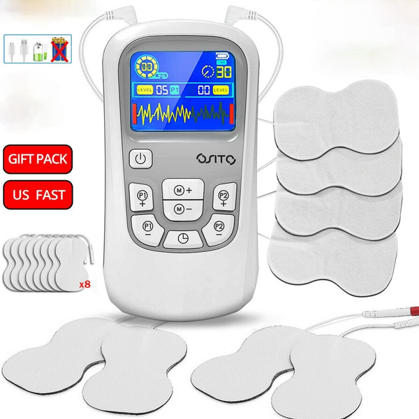 Tens Unit Electronic Pulse Massager, Muscle Stimulator Therapy Pain ...