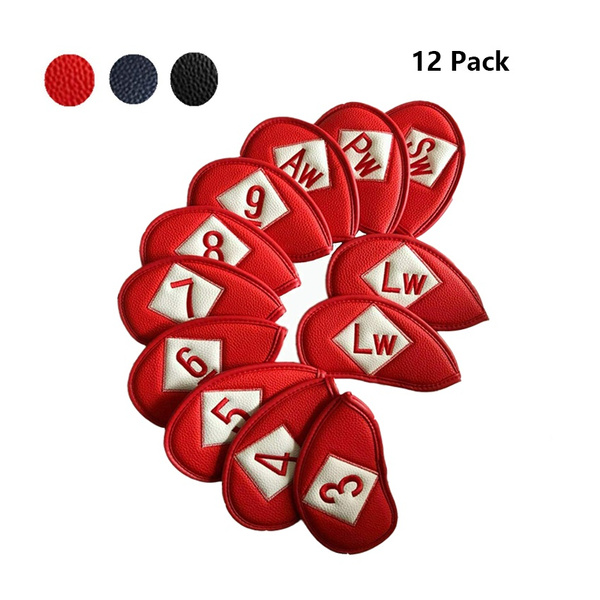 12 Pack Golf Head Covers Set for Irons Both Left and Right Handed ...