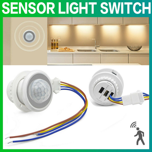 AC 85V-265V LED PIR Infrared Detector IR Infrared Motion Sensor Switch ...