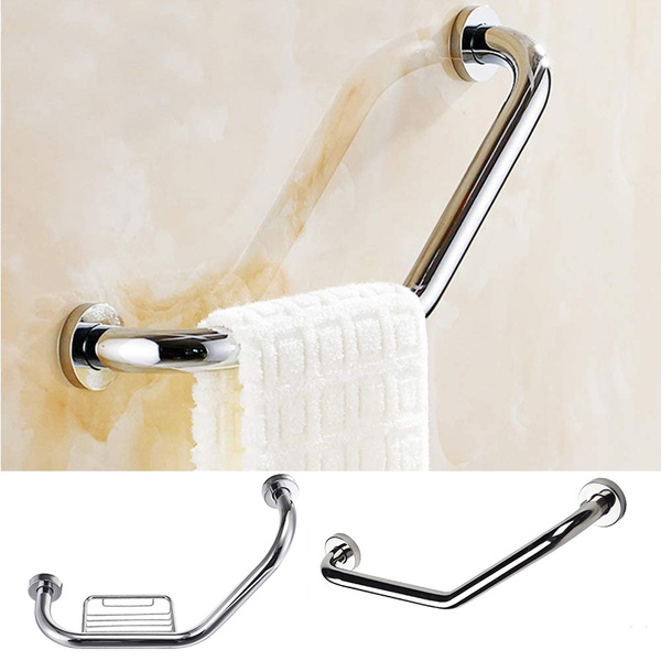 Stainless Steel Grab Bar Anti-Slip Grab Rail Handle Wall Mounting Towel ...